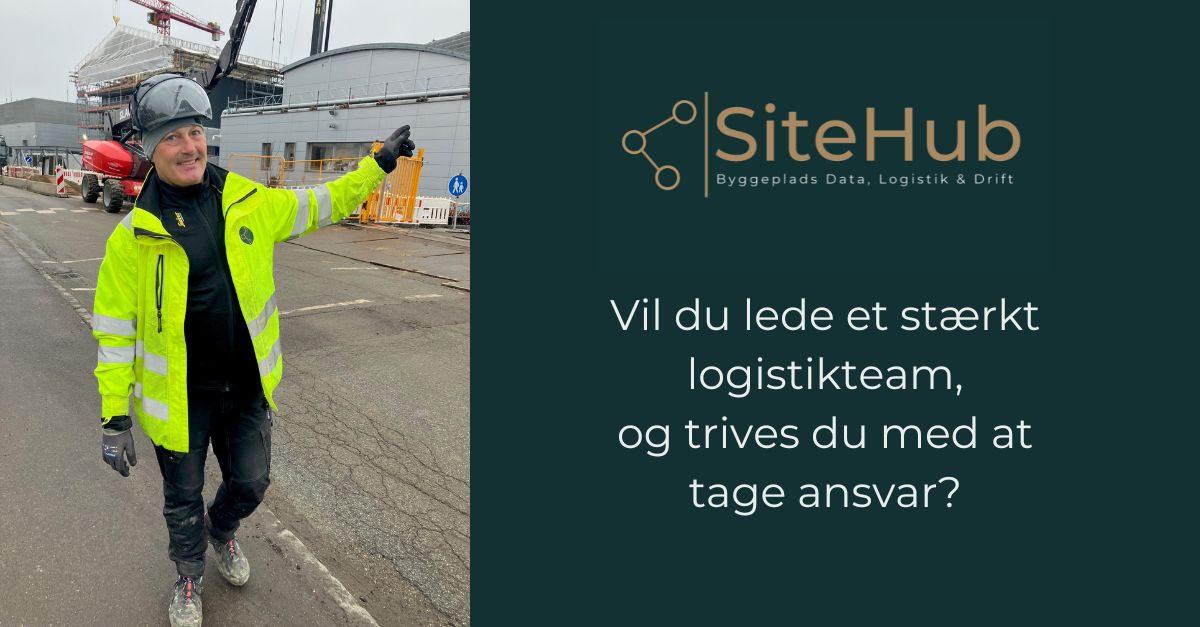 SiteHub – Byggeplads Data Logistik og Drift