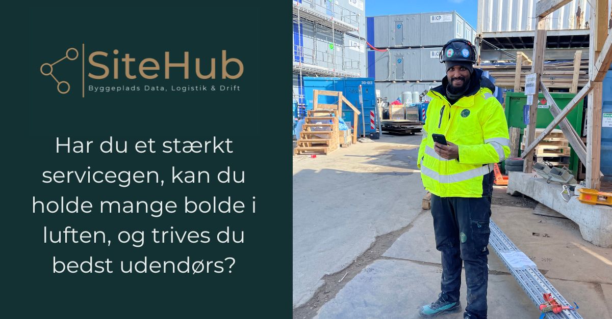 SiteHub – Byggeplads Data Logistik og Drift