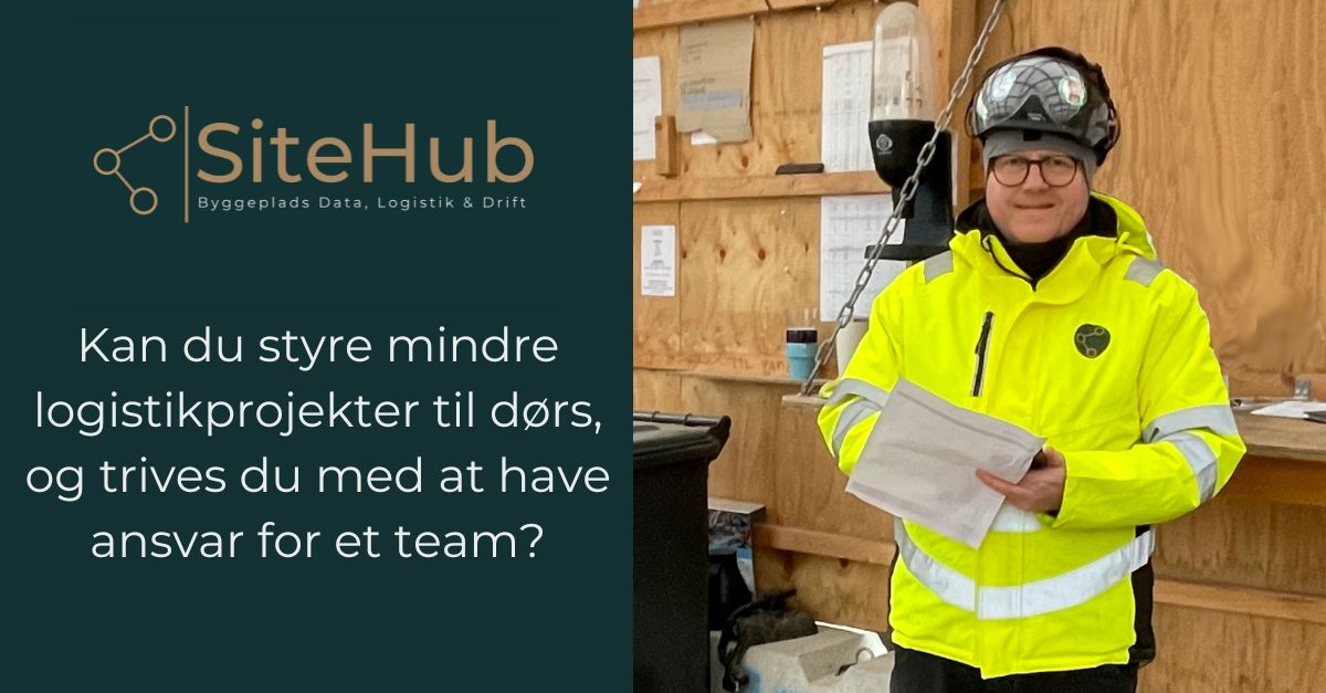 SiteHub – Byggeplads Data Logistik og Drift